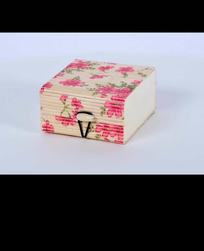 Bamboo Designer Box / Jewellery Box - Square,EBB050 - ETHICA ONLINE