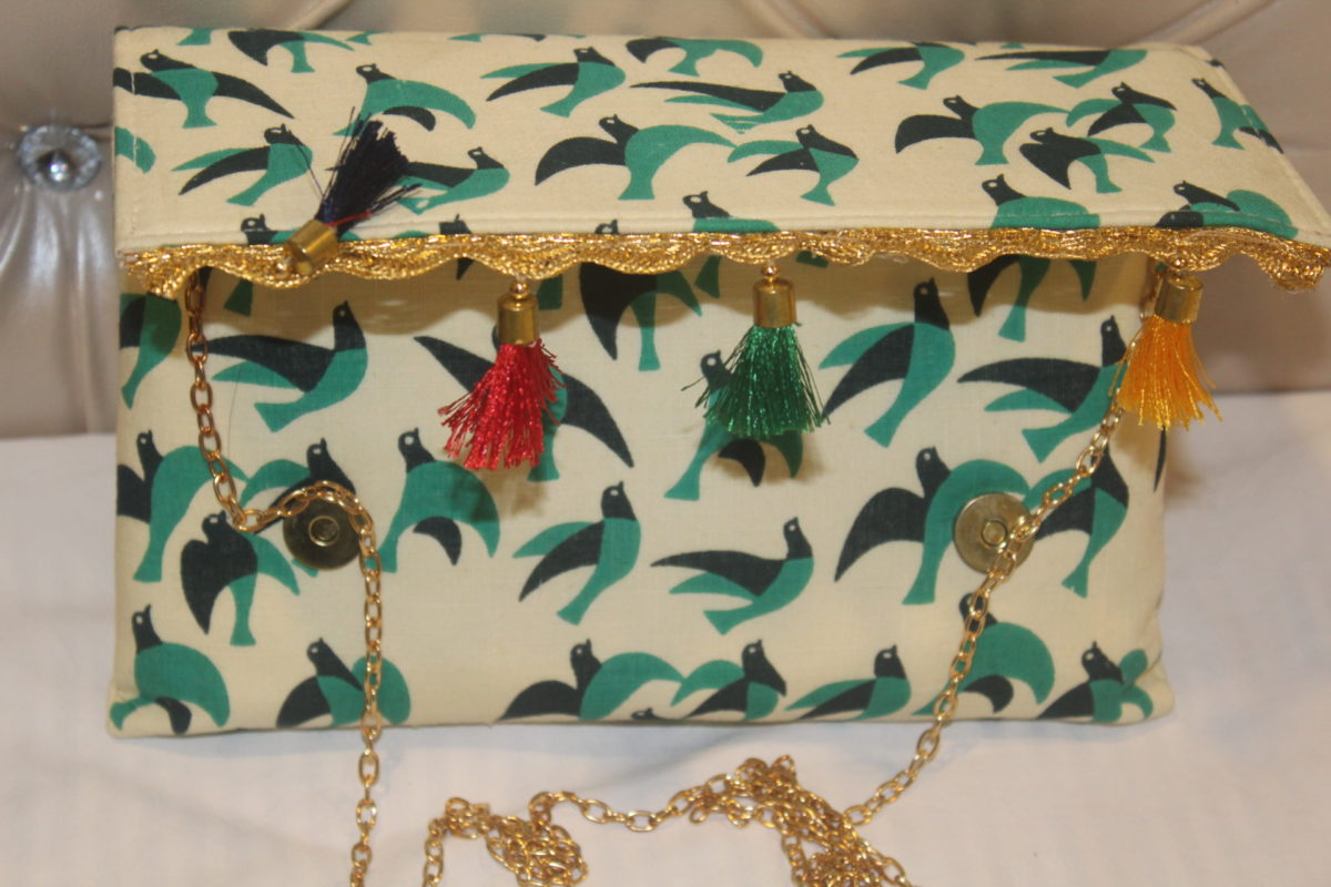 Sling Side Bag with metal Chain - ETHICA ONLINE