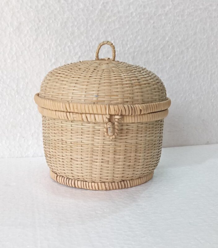 Green Bamboo Box with Lid - ETHICA ONLINE