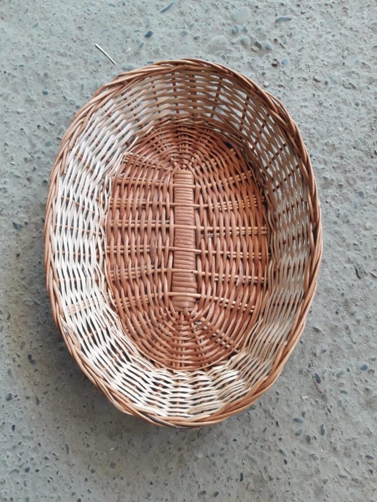 Willow wicker Oval Basket,EK016 and EK017 - ETHICA ONLINE