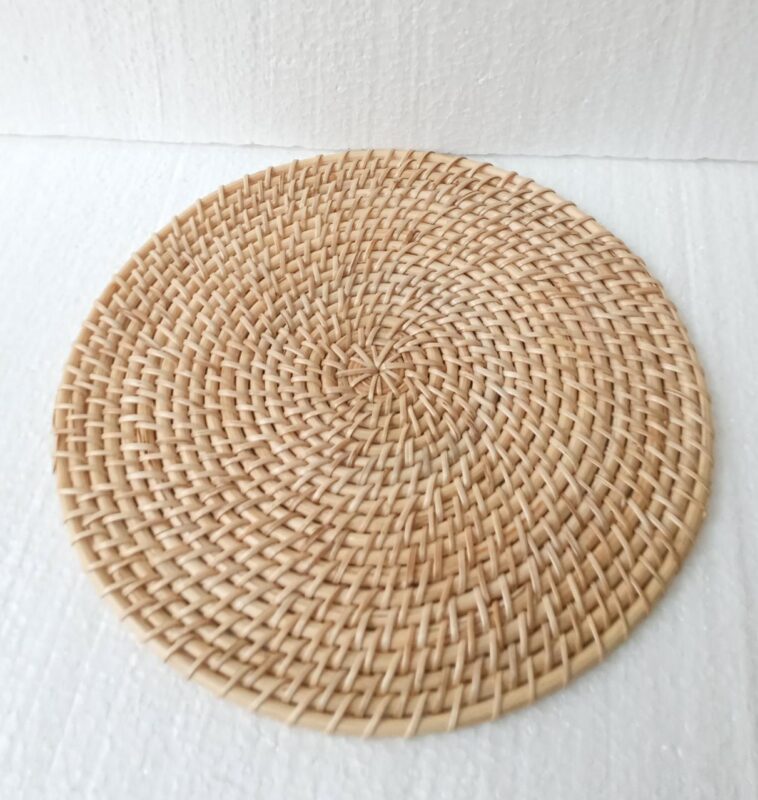 Premium Cane Round Placemat, EC 235 - ETHICA ONLINE