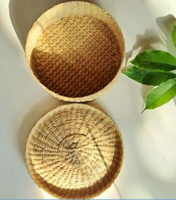 Kauna Grass Round Box,EKG088 and EKG089 - ETHICA ONLINE